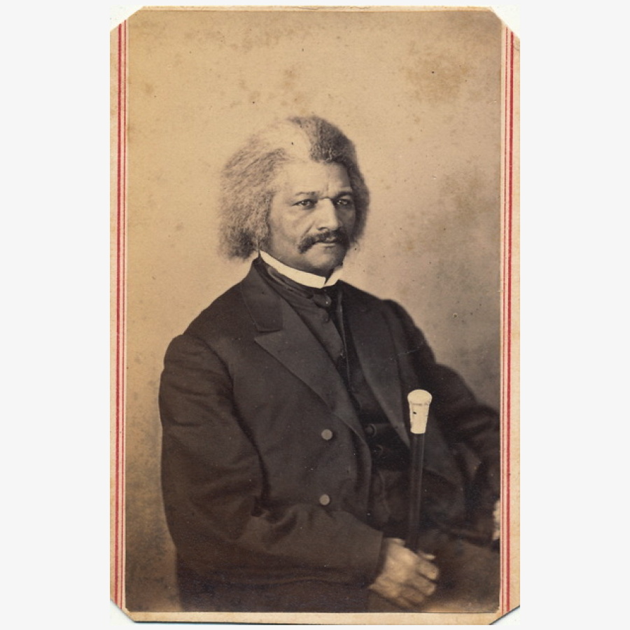Exceptionally Rare Frederick Douglas Carte View – Civil War Image Shop