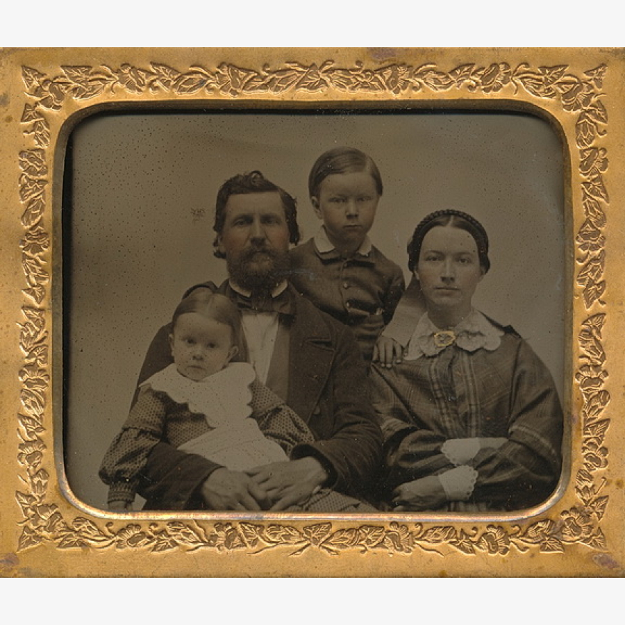 William McCall Family Portrait Ambrotype – Civil War Image Shop