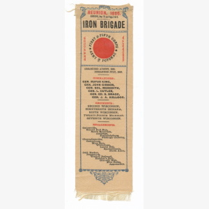 Extremely Rare Iron Brigade Reunion Ribbon – Civil War Image Shop
