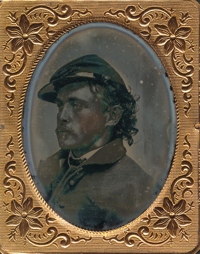 Federal Soldier In Patriotic Case – Civil War Image Shop